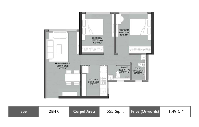 L & T 77 Cross Roads - Ghatkopar, Mumbai | Pricing | Brochure | Floor Plan
